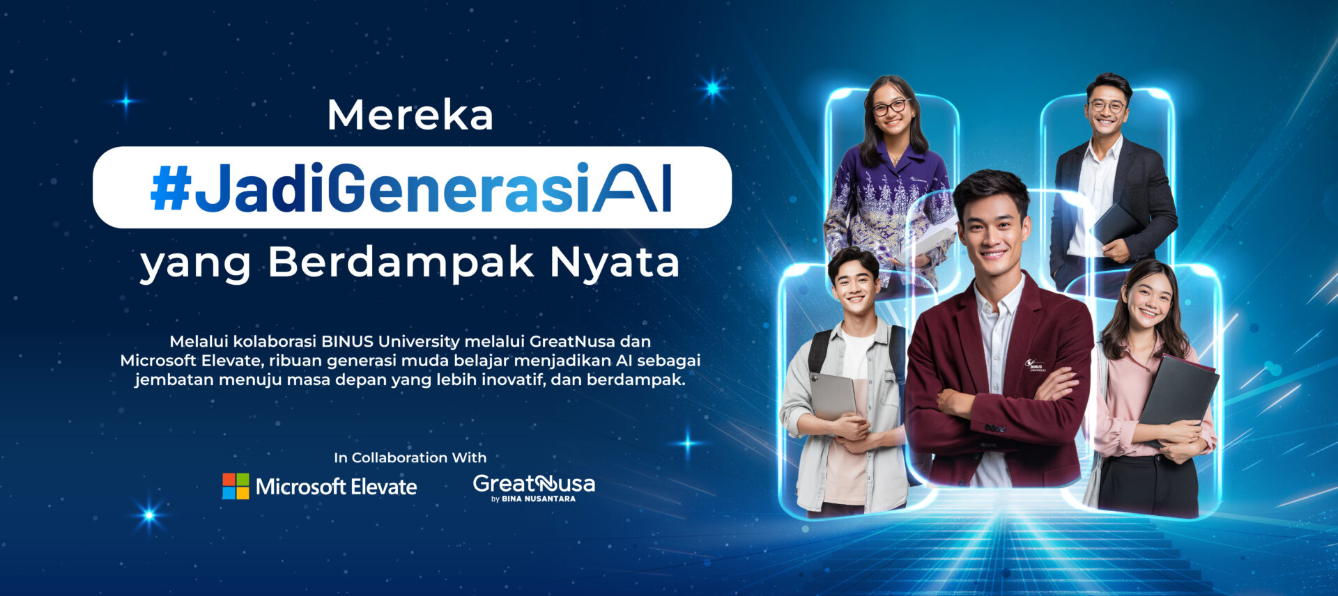 Meneruskan Semangat #JadiGenerasiAI yang Berdampak,BINUS didukung oleh ...
