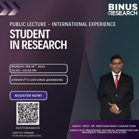 Assoc. Prof. Dr. Nanthakumar Loganathan – BINUS Creativepreneurship