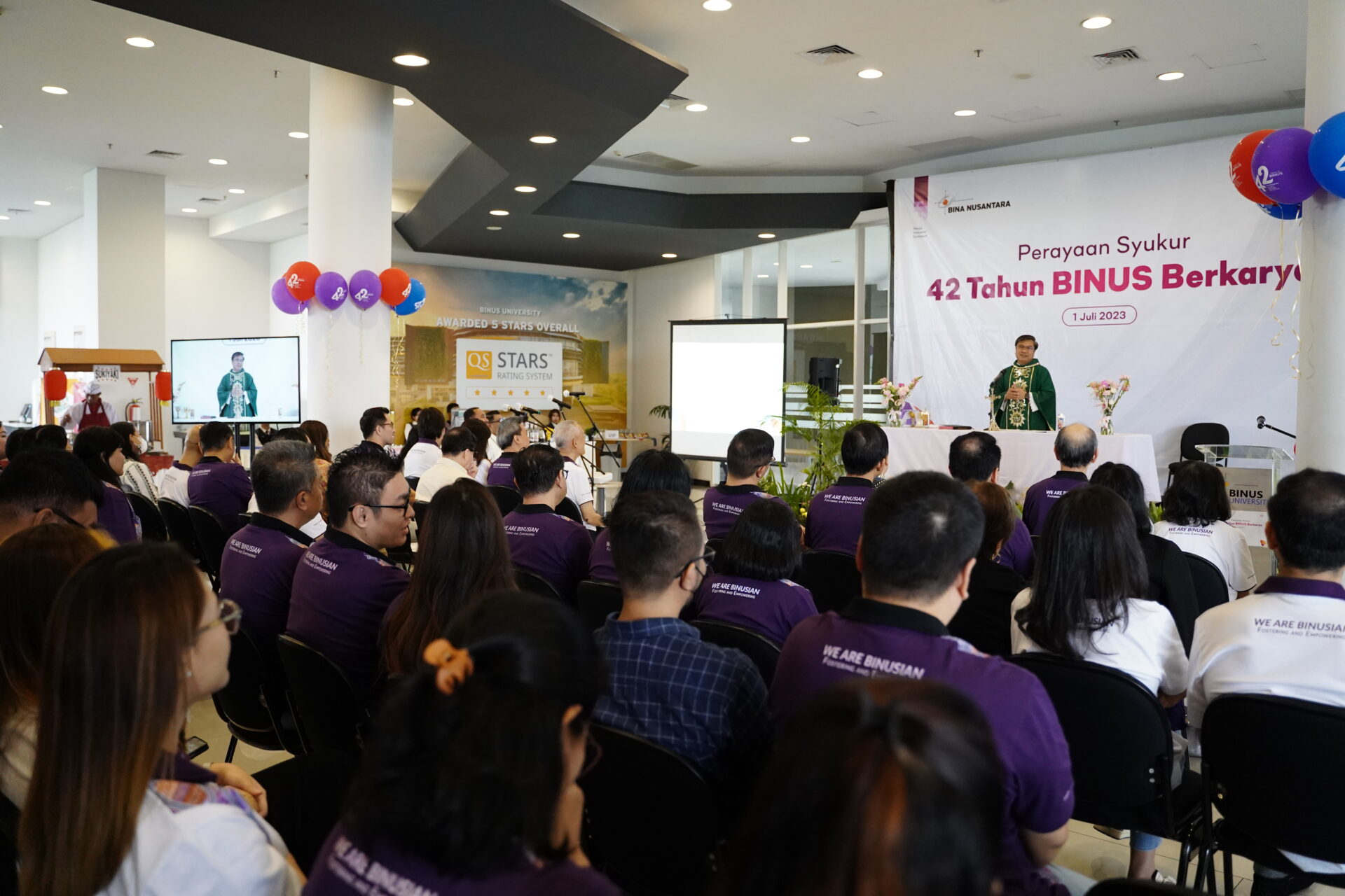 Perayaan Syukur 42 Tahun BINUS Berkarya | BINUS UNIVERSITY