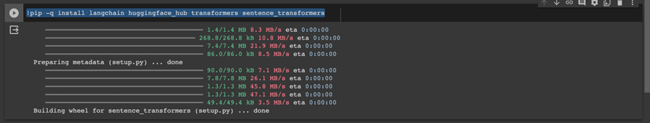 Simple Large Language Models using LangChain and HuggingFace