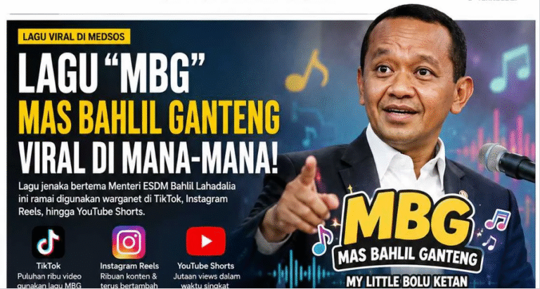 Dari “Buahlil” sampai Viral: Kenapa Lagu MBG Mas Bahlil Ganteng Bisa ...