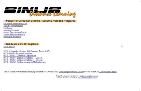Binusmaya Learning Management System V.7 – binus-digital