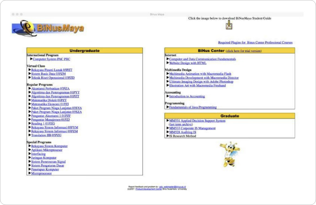 Binusmaya Learning Management System V.7 – binus-digital