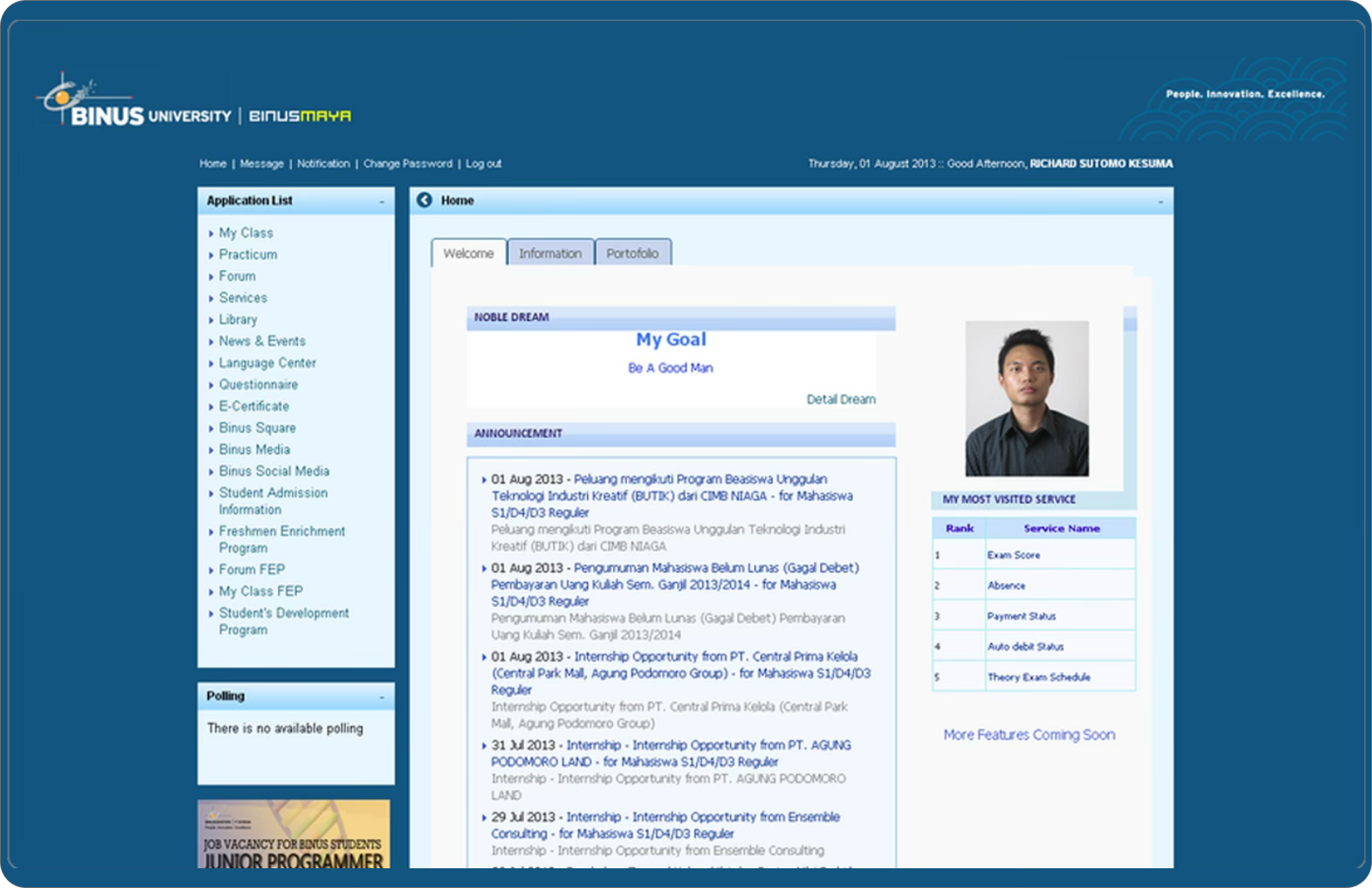 Binusmaya Learning Management System V.7 – binus-digital