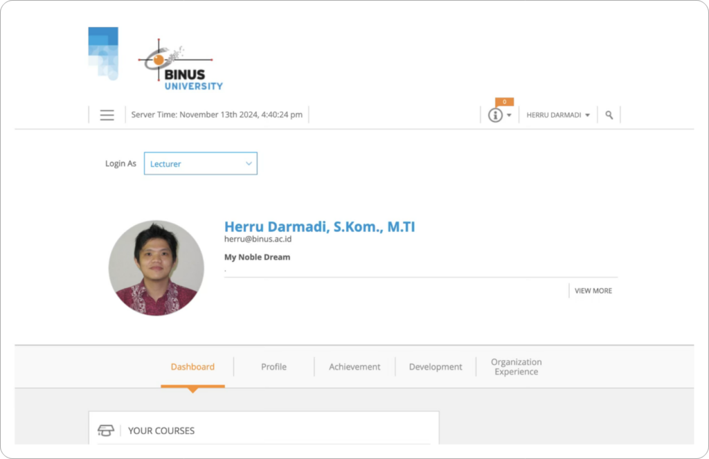 Binusmaya Learning Management System V.7 – binus-digital