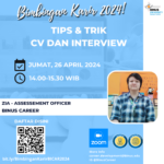 Bimbingan Karir (Online) - 26 April 2024 - BINUSIAN Journey