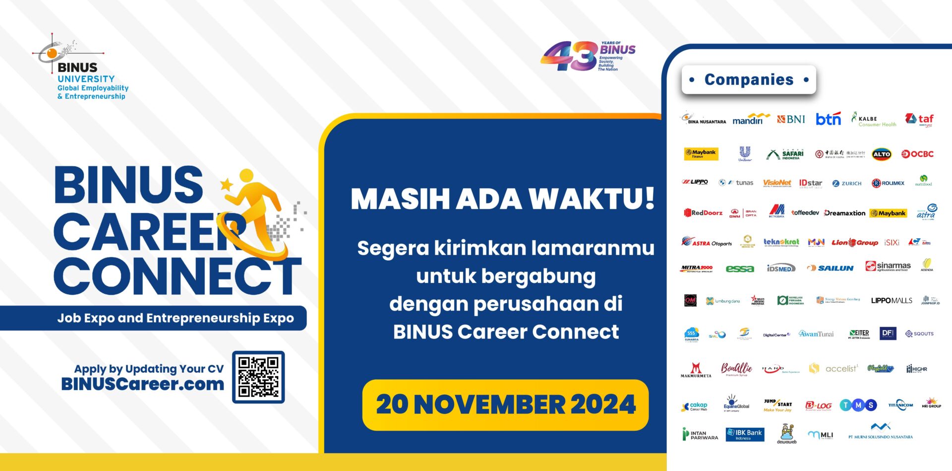 BINUS Career Connect 2024 - BINUSIAN Journey