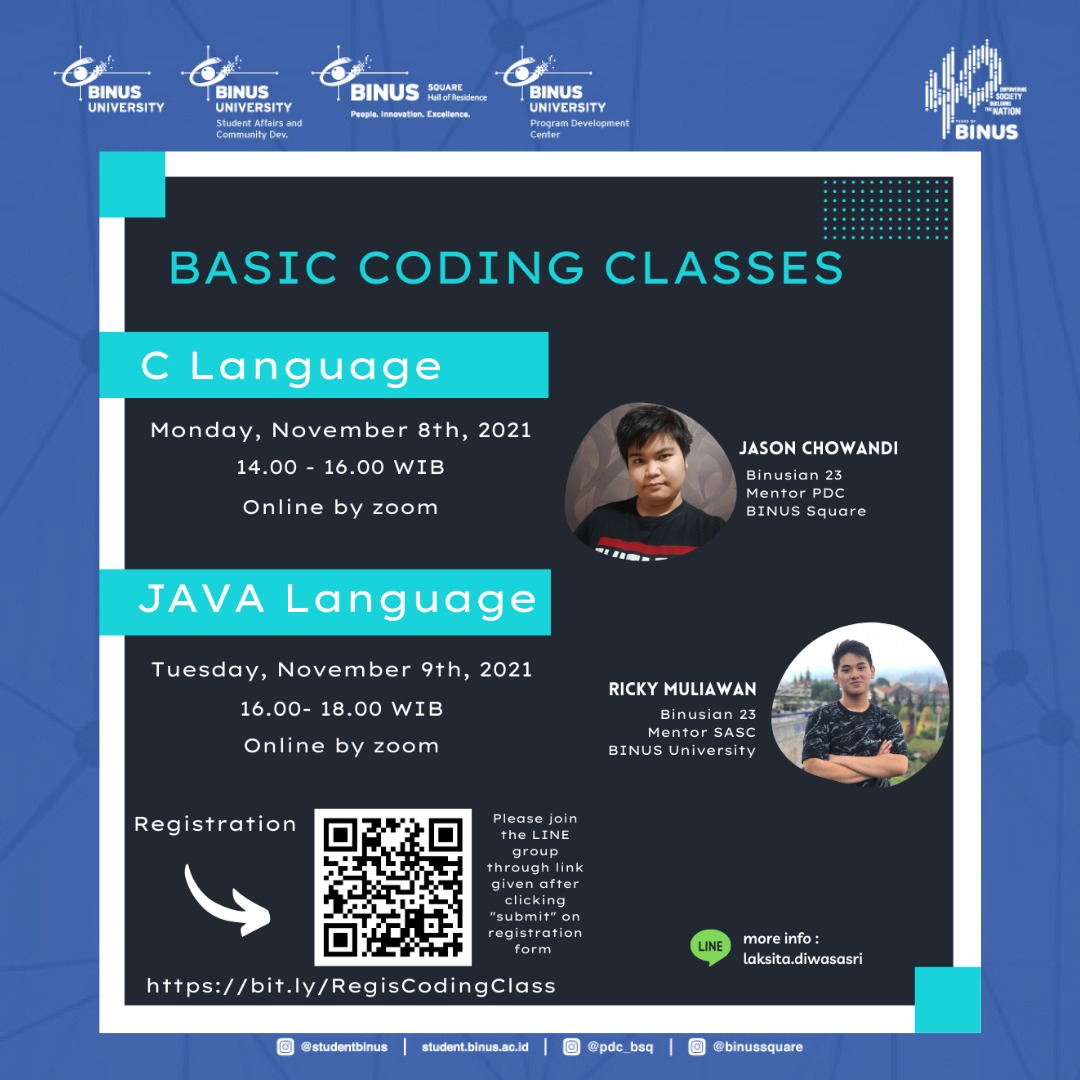 Basic Coding Classes – Binus Square