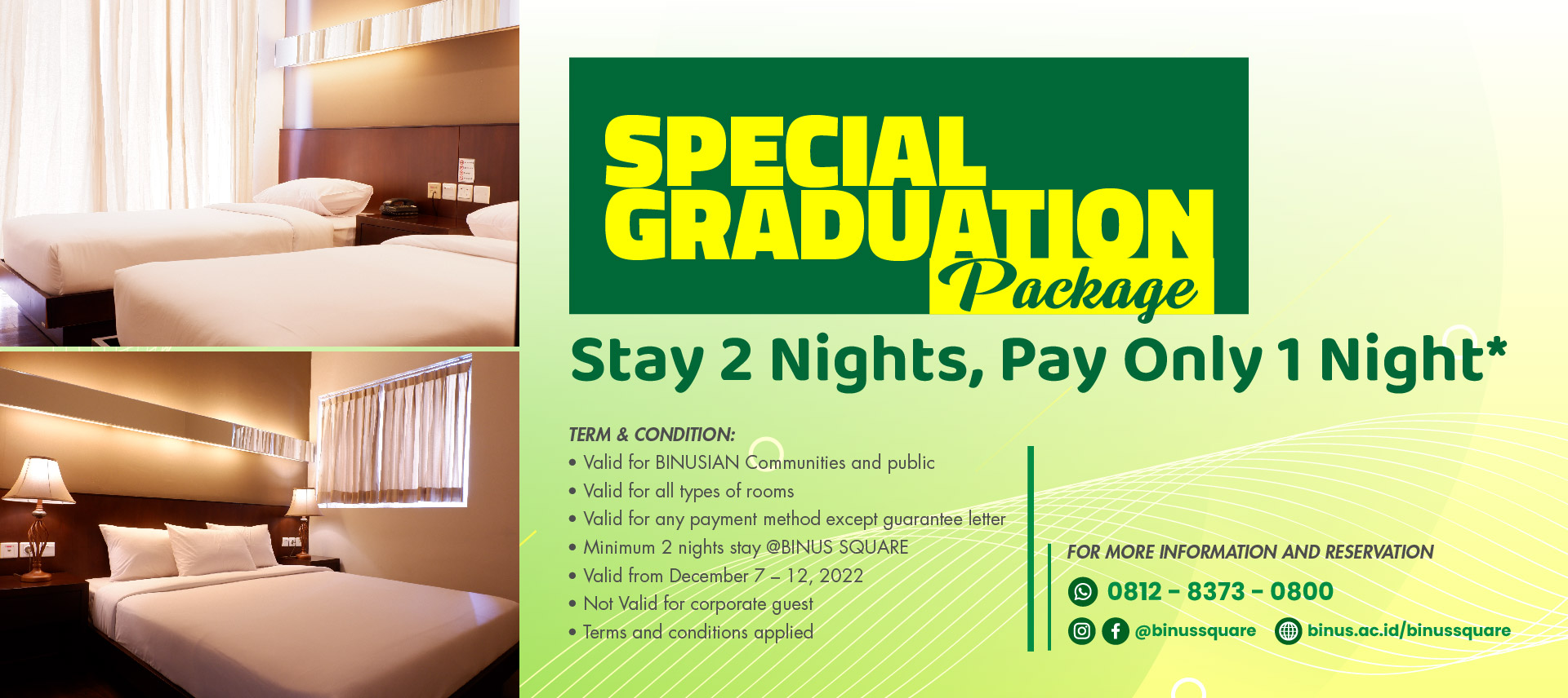 Graduation Package – Binus Square
