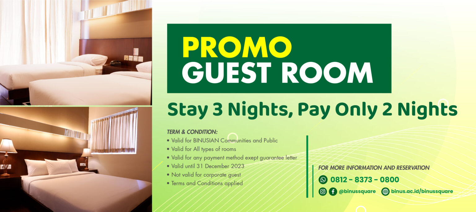 Promo Guest Room – Binus Square