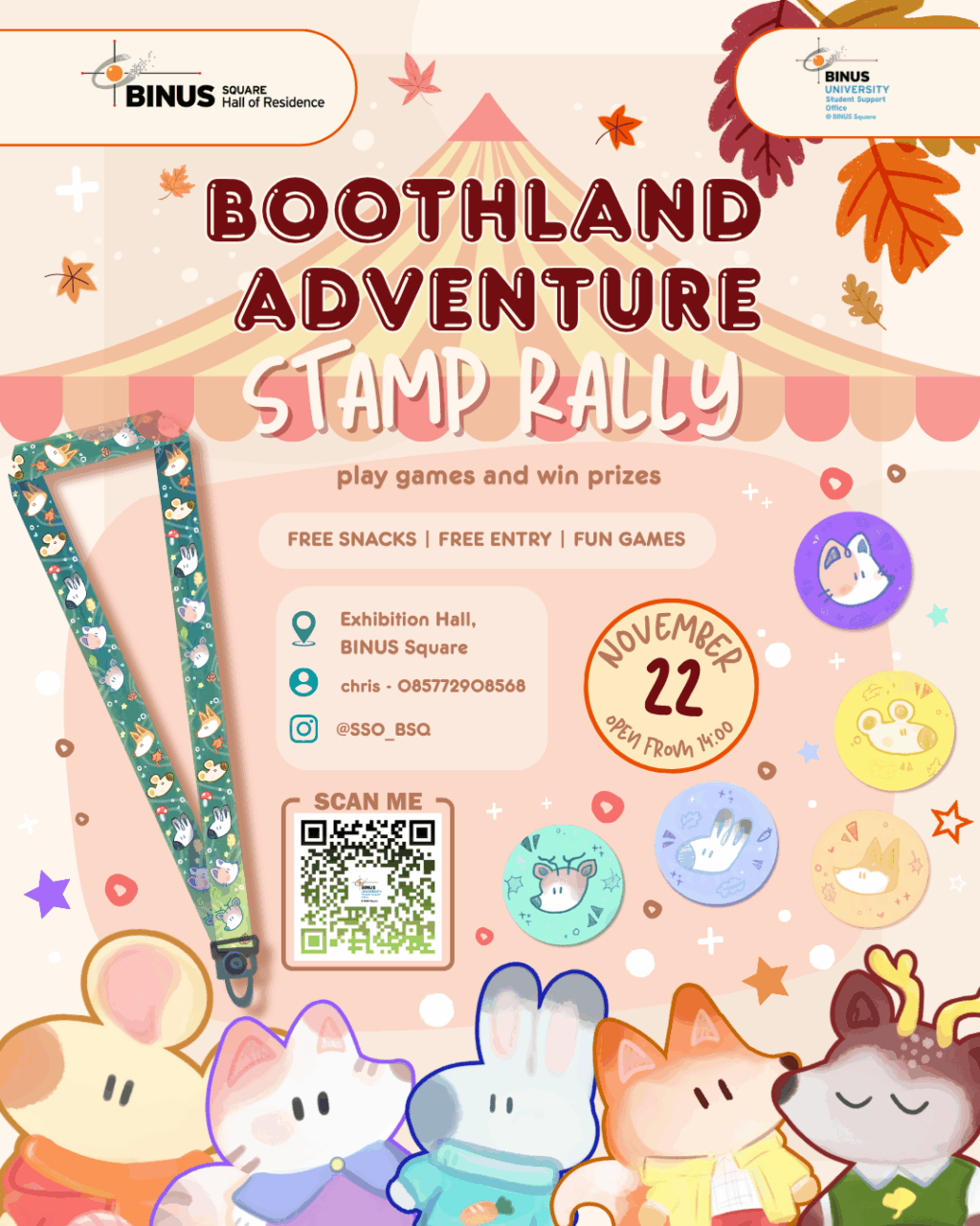 Boothland Adventure: Spirited Games and Community Fun at BINUS Square ...