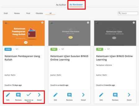 Pengenalan Dashboard Reviewer – BITS
