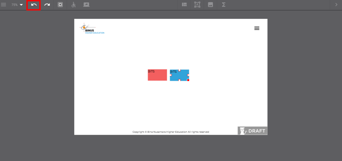 Fungsi Button dalam Content Authoring – BITS
