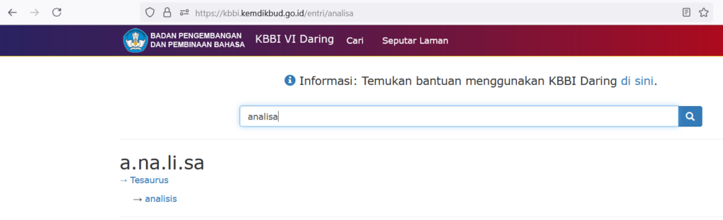 CEK KATA BAKU DAN TIDAK BAKU DI SINI! – Bineka Bahasa