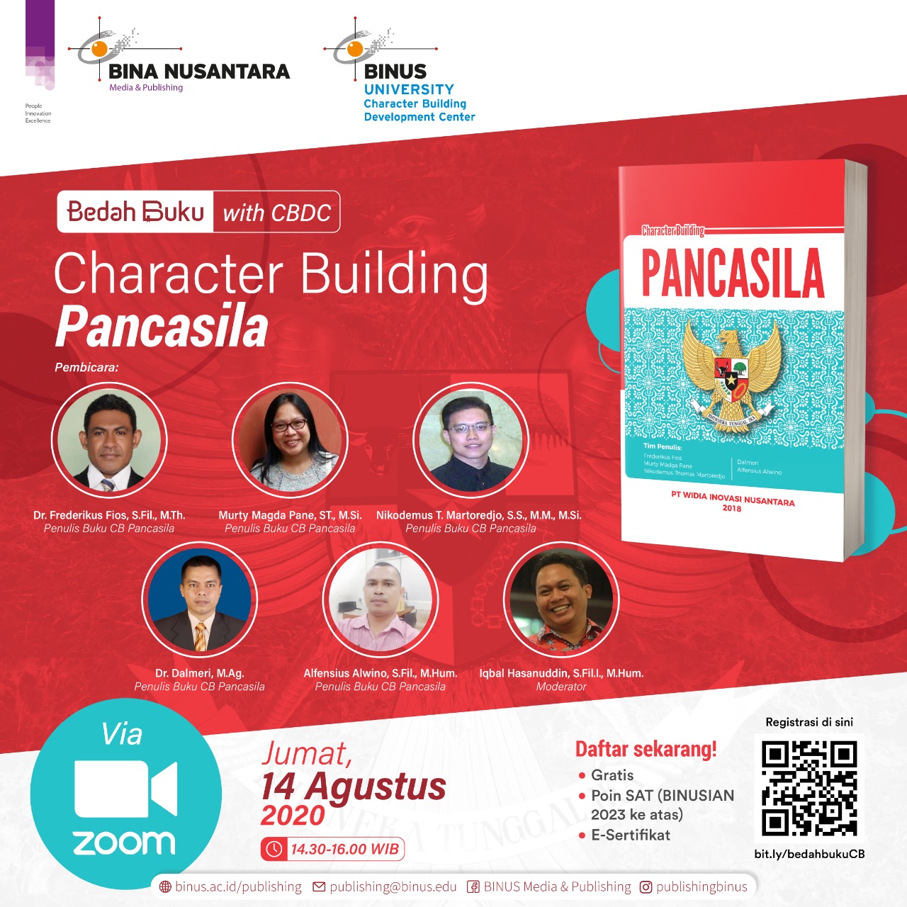 Banner Bedah Buku Character Building : Pancasila – Character Building