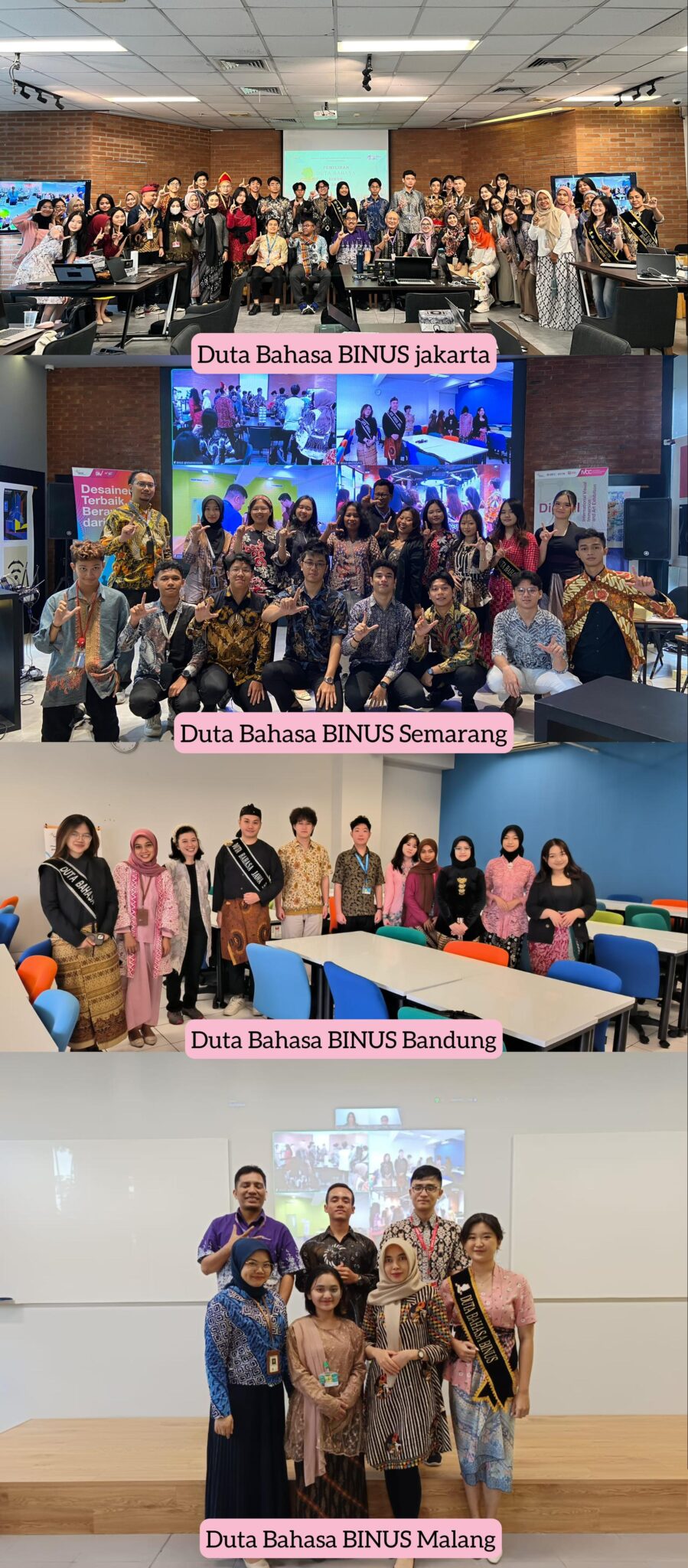 CBDC Binus Gelar Semifinal Duta Bahasa Binus 2025 – Character Building
