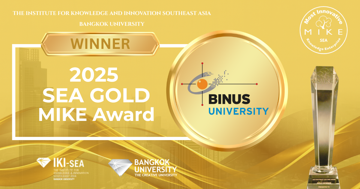 BINUS University Raih Penghargaan Gold Winner di SEA MIKE Award 2025 ...