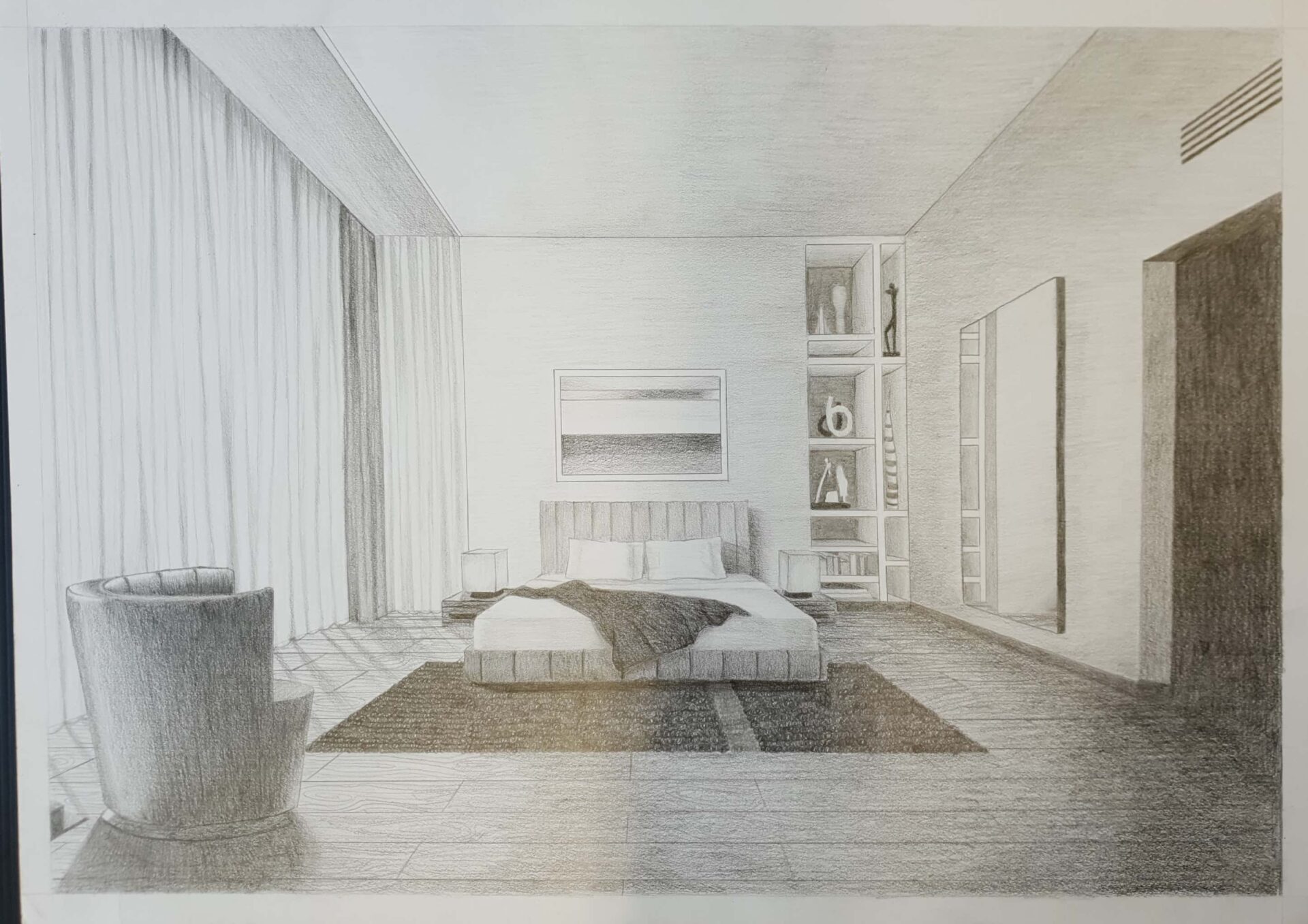 KARYA TUGAS Interior Drawing ’22 – Interior Design