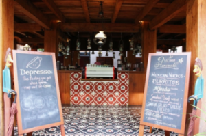 Desain Interior Tradisional Modern di Java Dancer Coffe Roaster, Kota ...