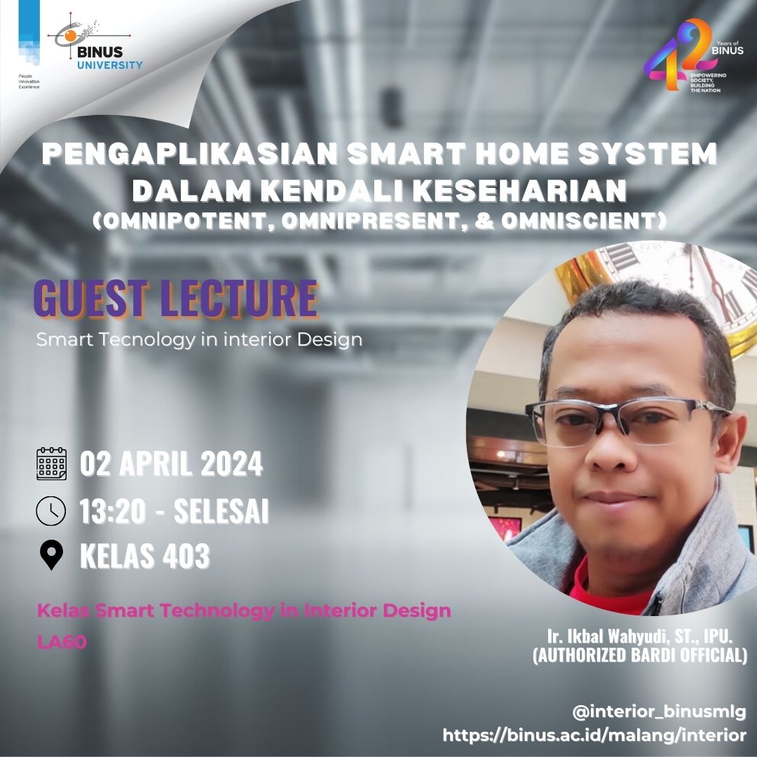 GL Pengaplikasian Smart Home System dalam kendali keseharian (Omnipotent, omnipresent ...