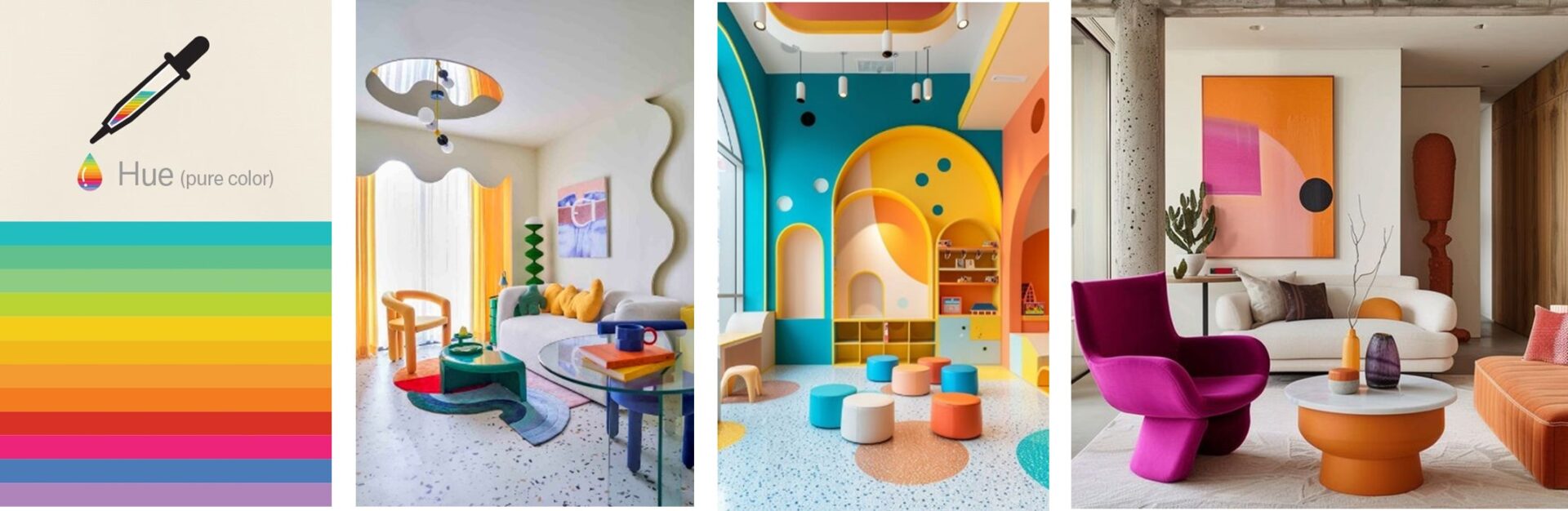 Mendesain Ruangan Interior dengan Warna Hue, Shade, Tint, dan Tone ...