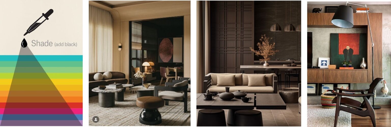 Mendesain Ruangan Interior dengan Warna Hue, Shade, Tint, dan Tone ...