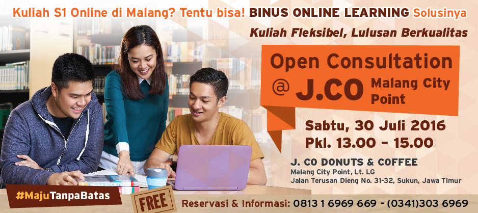 OPEN CONSULTATION | BINUS UNIVERSITY MALANG | Pilihan Universitas ...