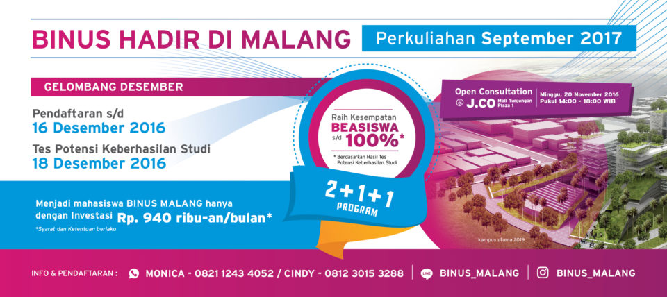 OPEN CONSULTATION @Surabaya BINUS MALANG | BINUS UNIVERSITY MALANG ...