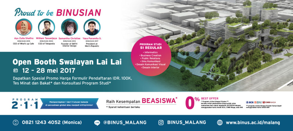 Raih Kesempatan Beasiswa | BINUS UNIVERSITY MALANG | Pilihan ...