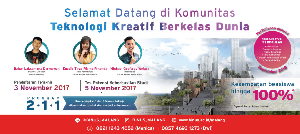 WEB Banner Malang | BINUS UNIVERSITY MALANG | Pilihan Universitas ...