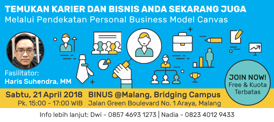Personal Business Model Canvas | BINUS UNIVERSITY MALANG | Pilihan ...