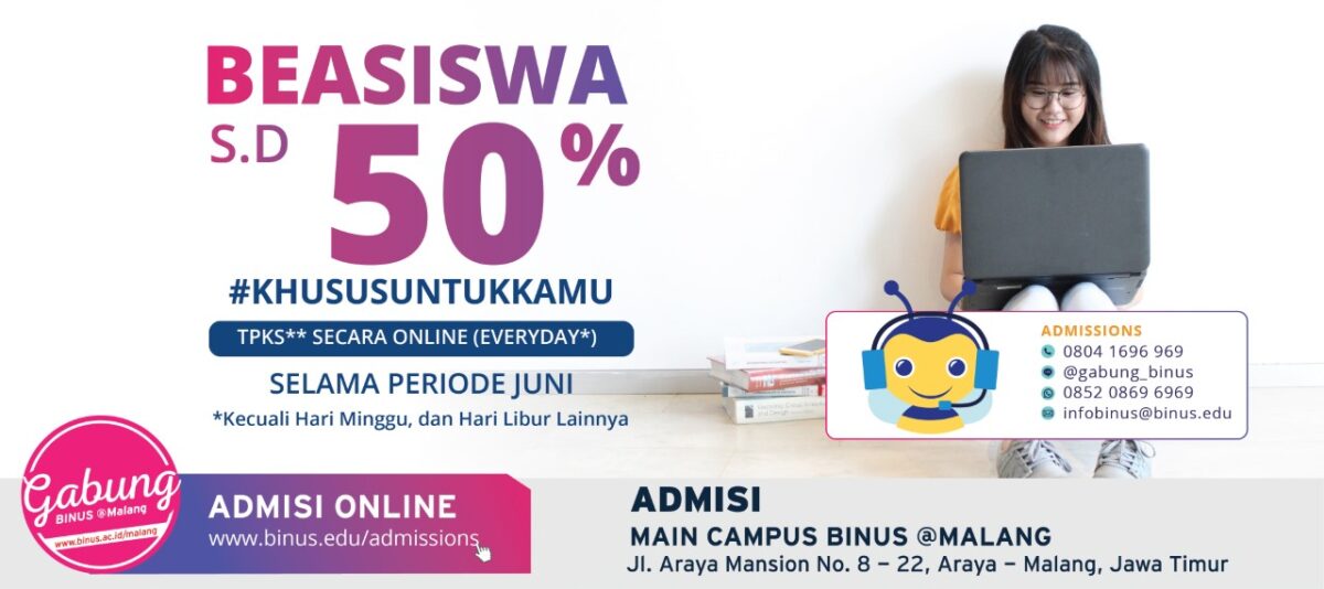 Web banner dan Admission Calender | BINUS UNIVERSITY MALANG | Pilihan ...