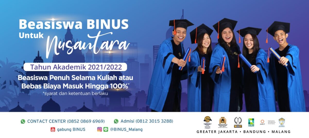 Beasiswa Untuk Nusantara | BINUS UNIVERSITY MALANG | Pilihan ...