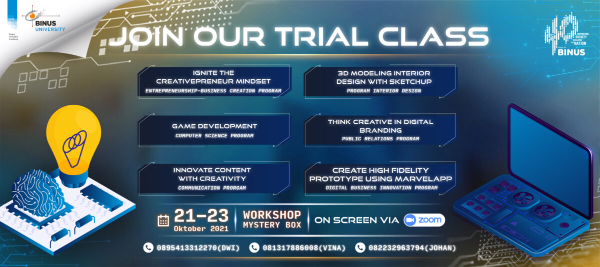 Banner Join our class | BINUS UNIVERSITY MALANG | Pilihan Universitas ...