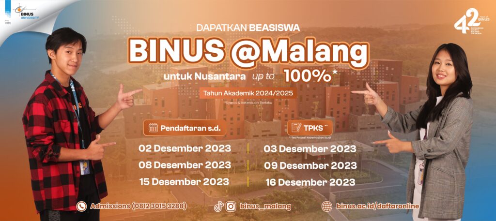BINUS UNIVERSITY MALANG | Pilihan Universitas Terbaik di Malang