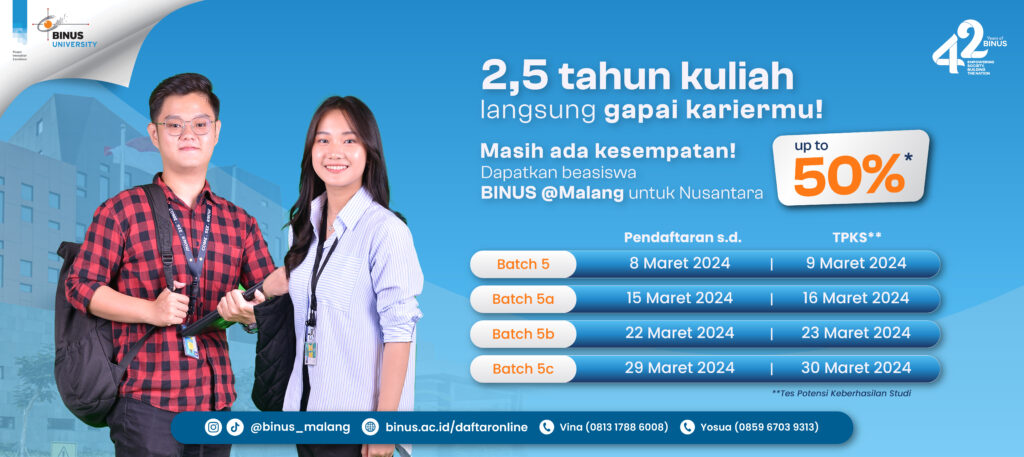 BINUS UNIVERSITY MALANG | Pilihan Universitas Terbaik di Malang