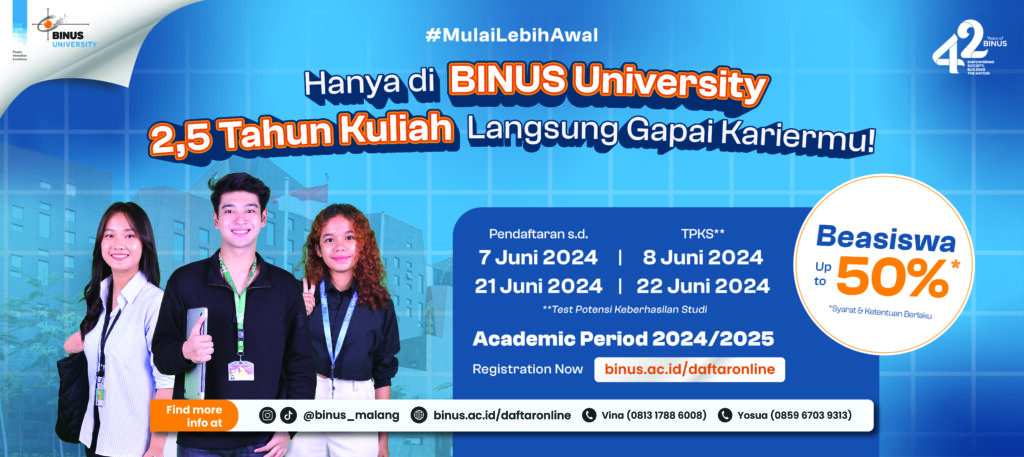 BINUS UNIVERSITY MALANG | Pilihan Universitas Terbaik di Malang