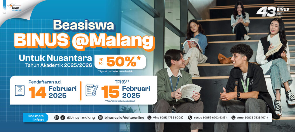 BINUS UNIVERSITY MALANG | Pilihan Universitas Terbaik di Malang