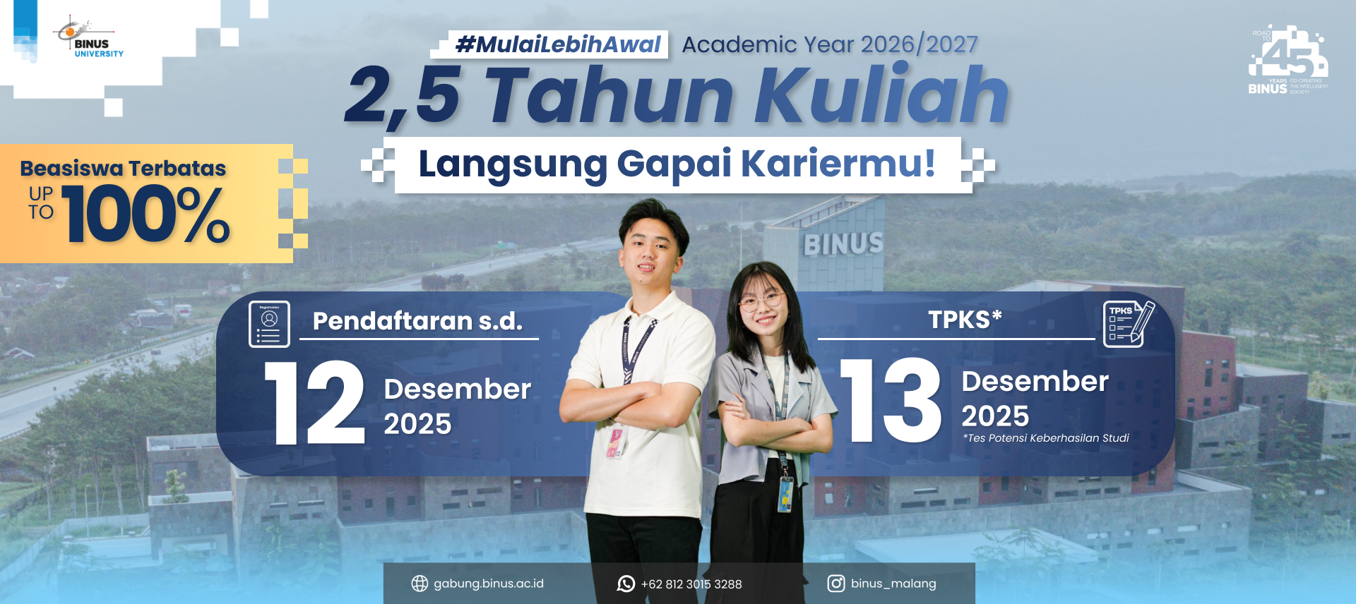 BINUS UNIVERSITY MALANG | Pilihan Universitas Terbaik di Malang