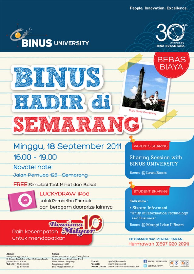 BINUS Hadir di Semarang | BINUS UNIVERSITY
