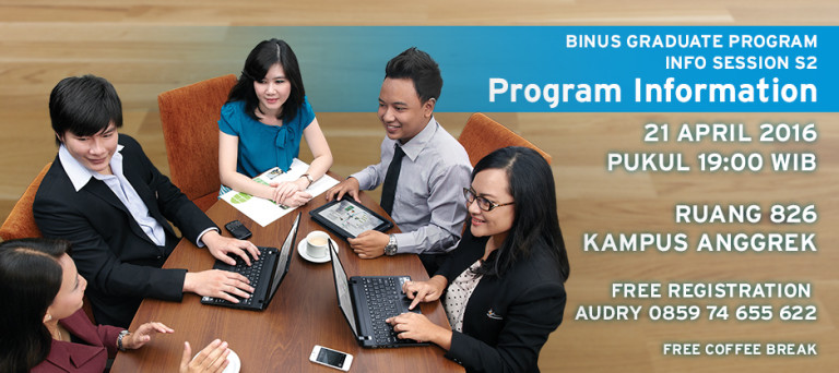 INFO SESSION S2 BINUS GRADUATE PROGRAM | BINUS UNIVERSITY