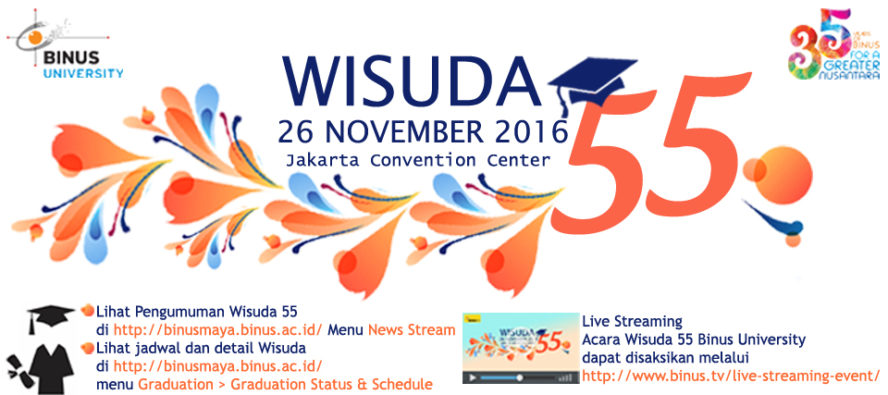 WISUDA 55 | BINUS UNIVERSITY