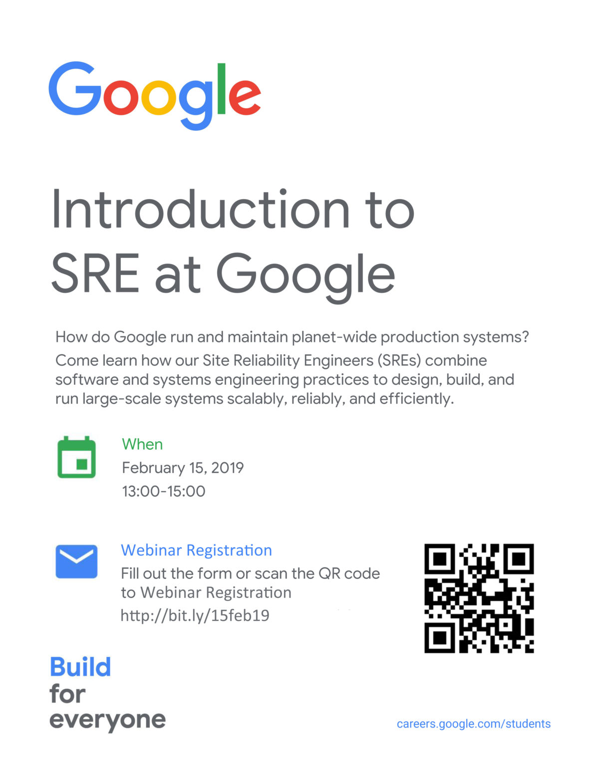 Introduction to SRE at GOOGLE | BINUS UNIVERSITY