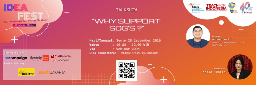 Why Support SDG's? | BINUS UNIVERSITY