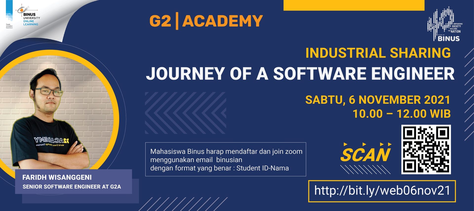 Industrial Sharing Journey Of Software Engineering Binus University