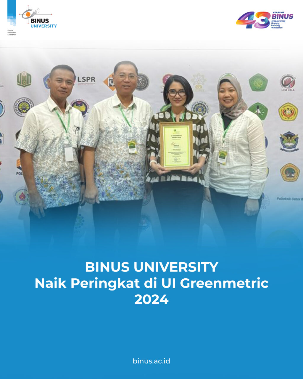 Awards & Achievements | BINUS UNIVERSITY