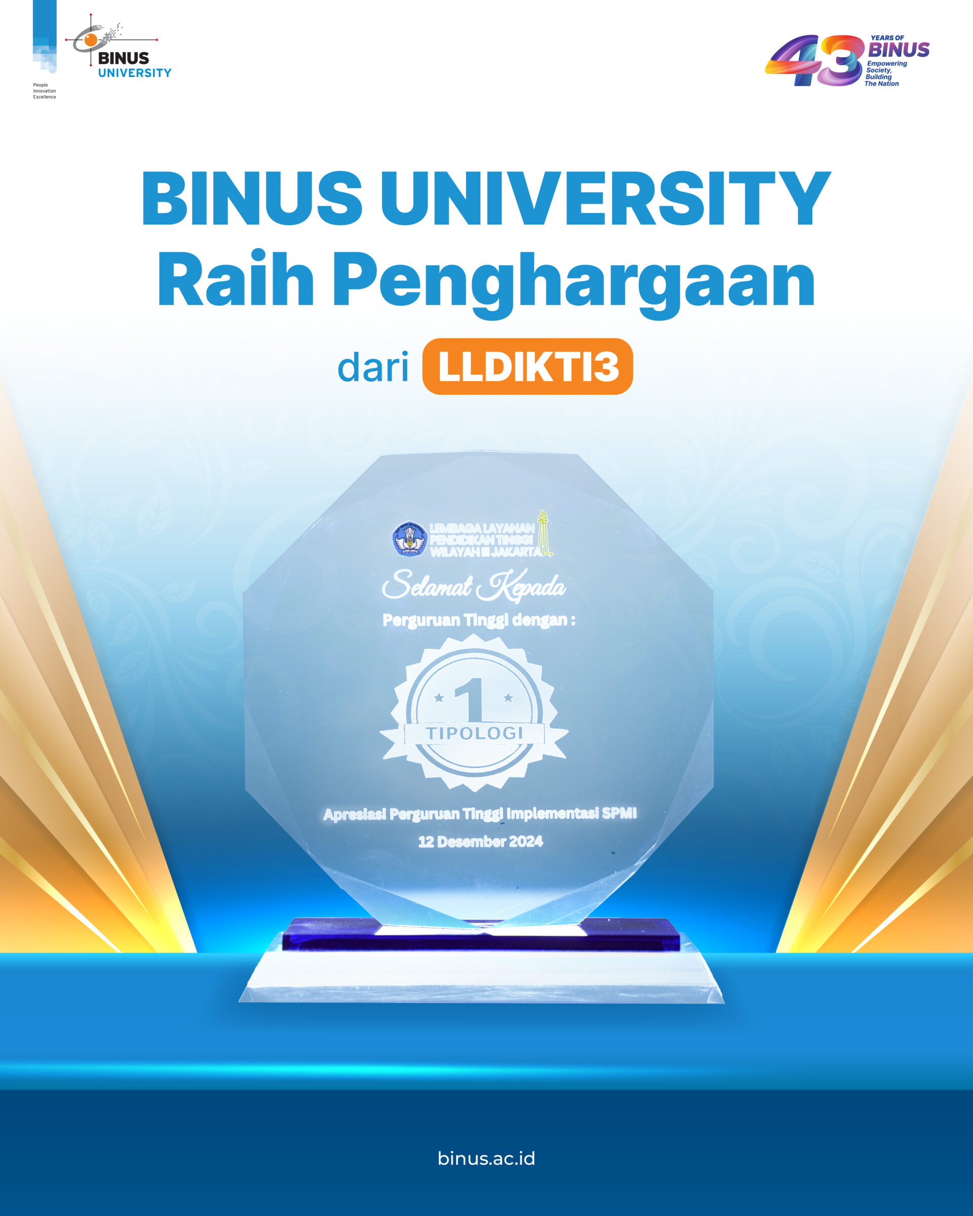 Awards & Achievements | BINUS UNIVERSITY